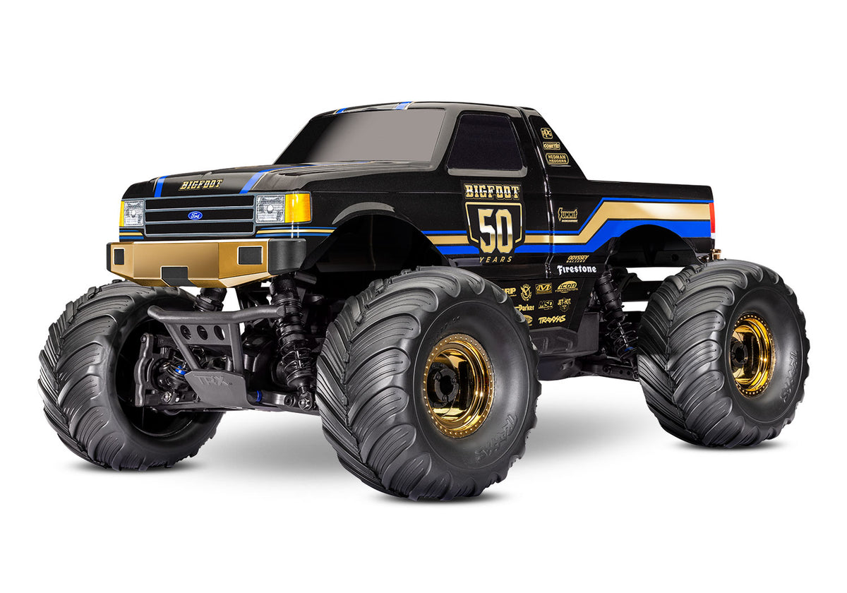 TRA67134-1-50TH Traxxas Bigfoot 4x4 BL-2s 50th Anniversary – Mike's Hobby
