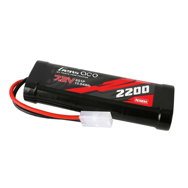 GEANM6S2200T Gens Ace 6-Cell 7.2V NiMh Battery w/Tamiya Connector (220 ...