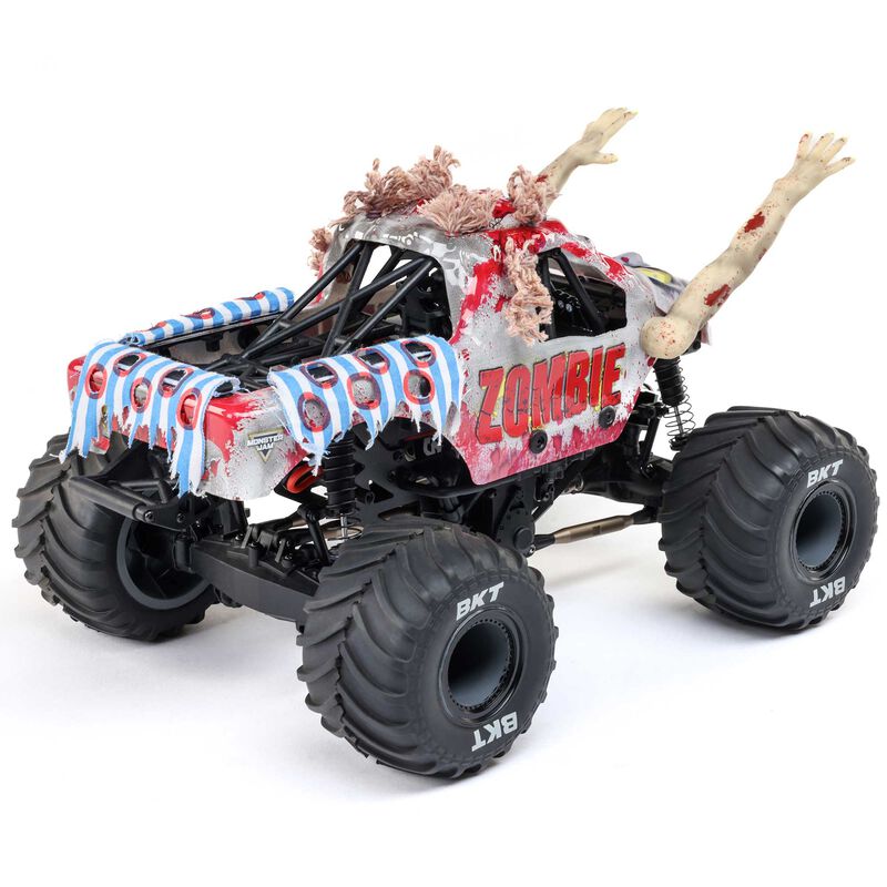 LOS01026T4 Losi 1/18 Mini LMT Zombie 2S 4X4 RTR Brushed Monster Truck ...