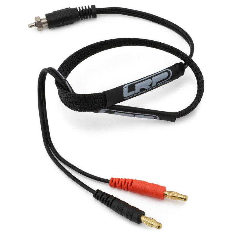 LRP499203 LRP Universal Charging Lead (500mm) (4mm to Glow Plug Ignite ...