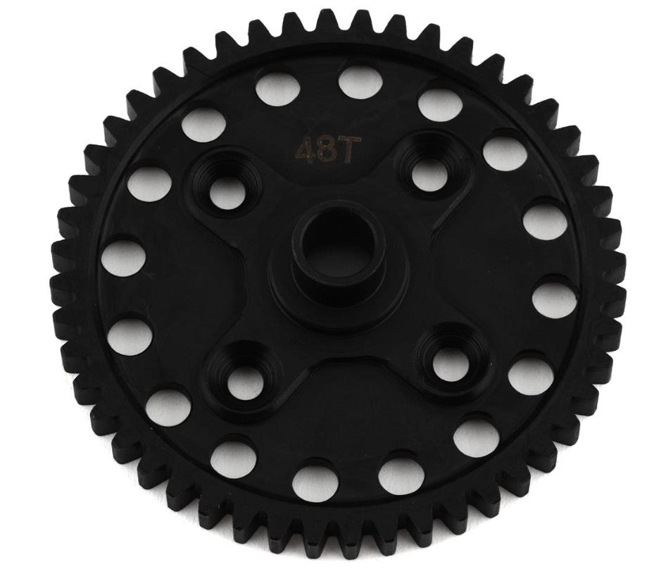 TKR9419 - Spur Gear (48t, steel, CNC, lightened, NB48 2.1) – Mike's Hobby