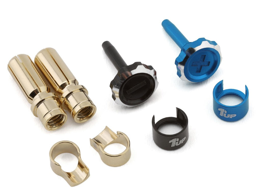 1UP190451 1UP Racing "Lockdown" Adjustable Bullet Plug Grips w/5mm Bul ...