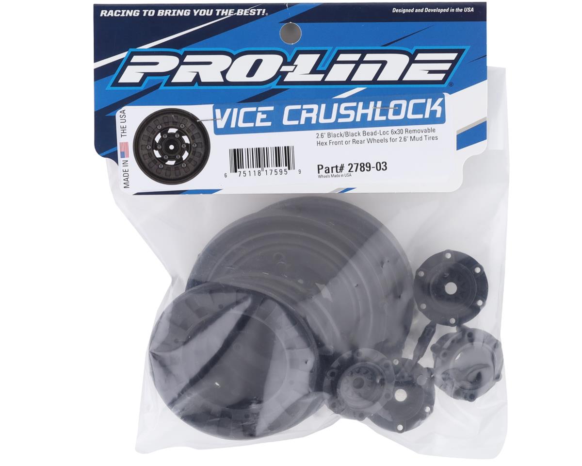 Pro-Line Vice CrushLock 2.6" Monster Truck Wheel (Black) (2) – Mike's Hobby